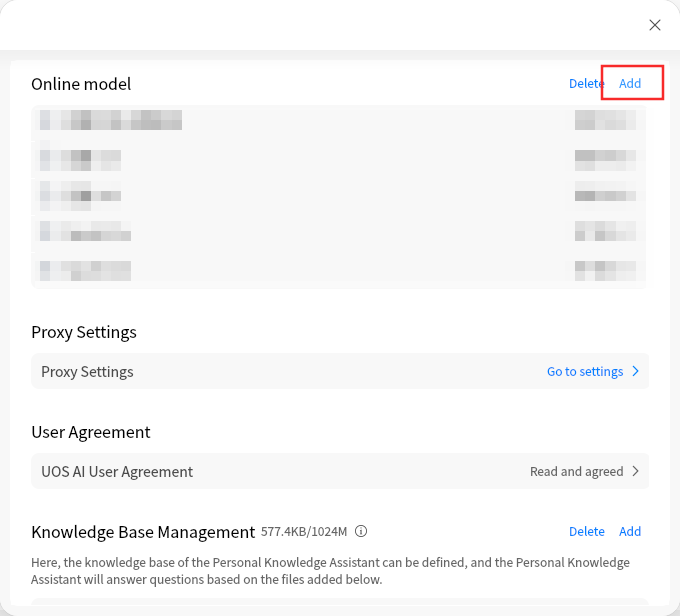 UOS AI Model Configuration Guide – Deepin Technology Community