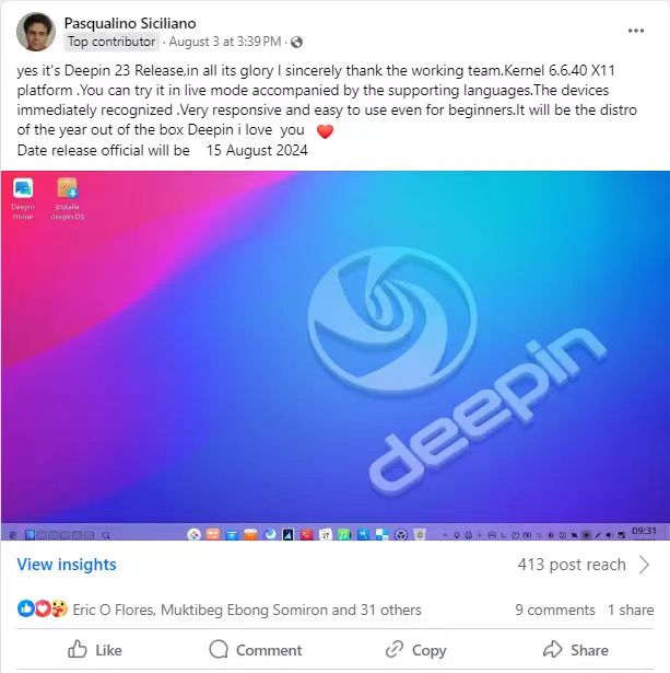 全球瞩目，deepin 23正式版为何赢得全球用户的青睐？ – 深度科技社区