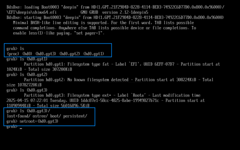 deepin 25 用户常见问题解答 ── 系统启动失败篇 – 深度科技社区